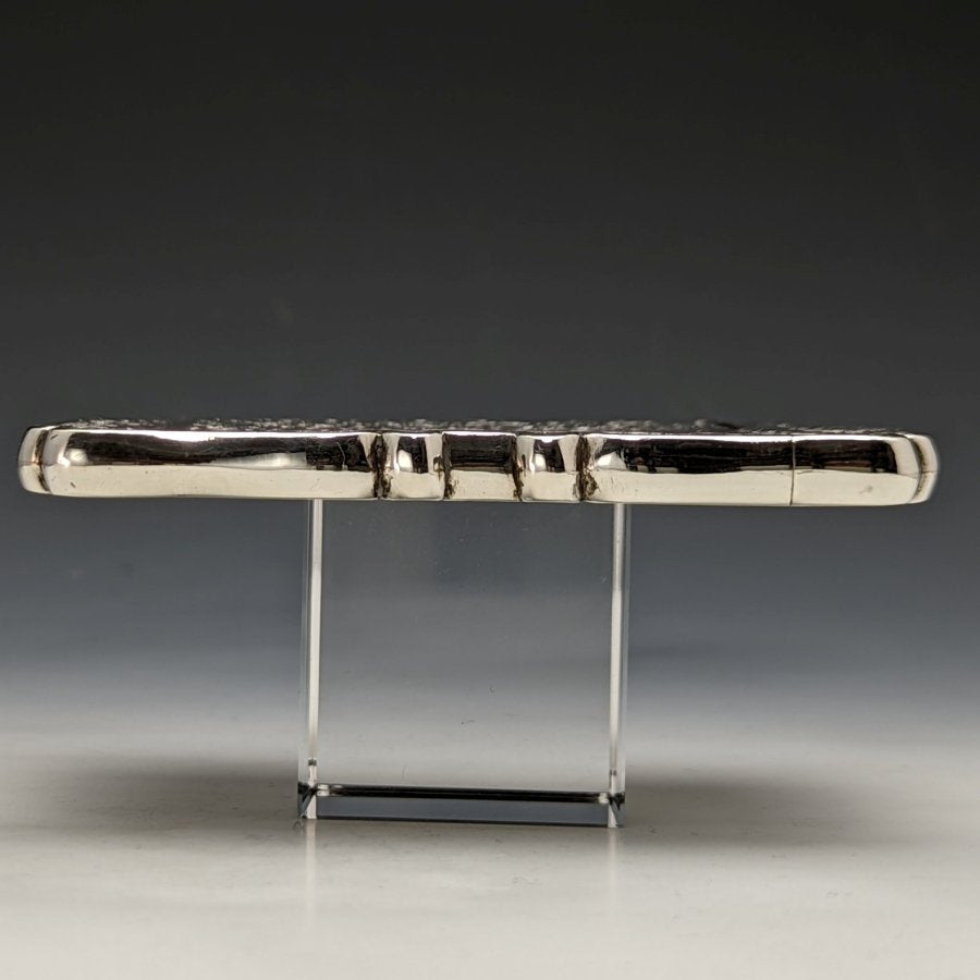 1877 British antique pure silver (925 silver) card case 62g Frederick – SILVER-LUG