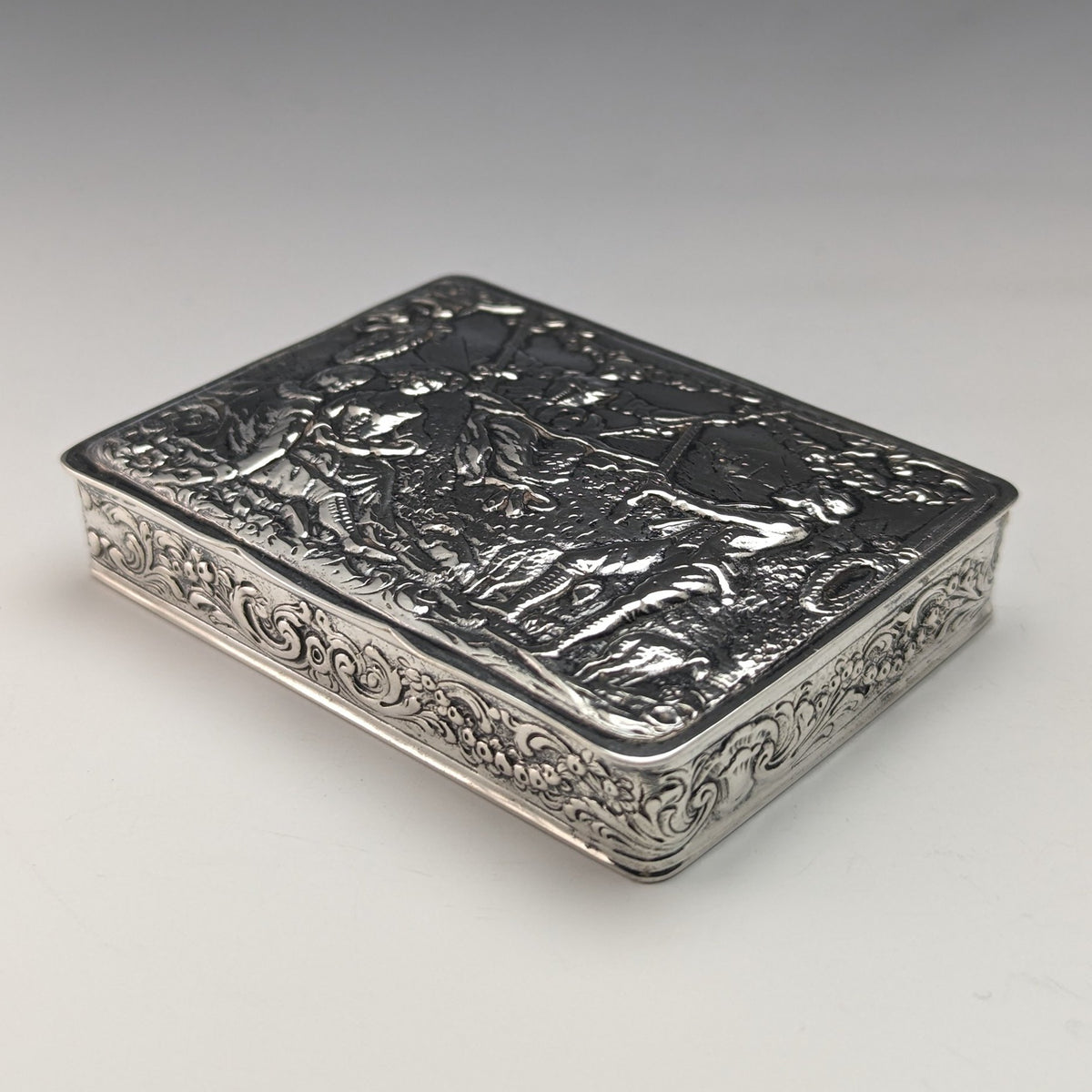 Early 20th Century Antique 800 Silver Rectangular Box 94g – SILVER-LUG