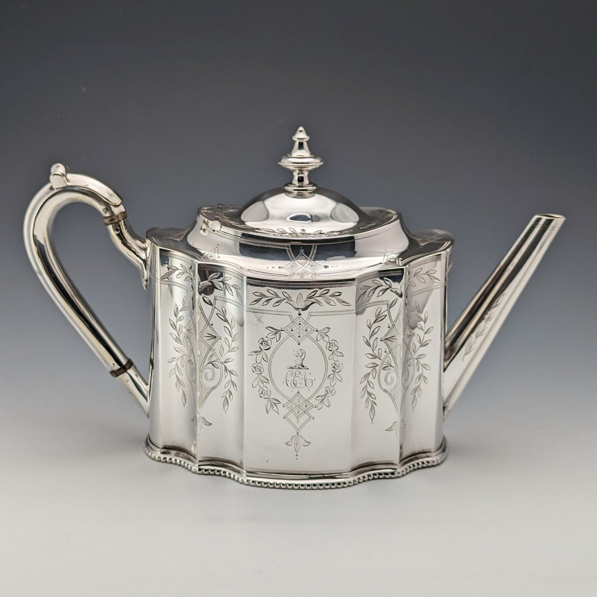 Circa 1880 British antique silver plate teapot Thomas Prime – SILVER-LUG