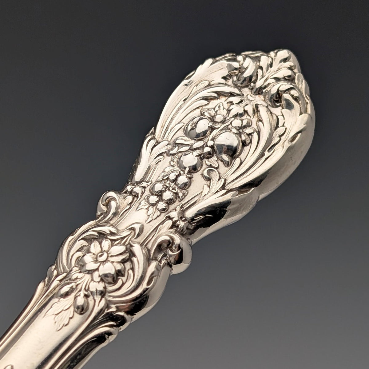 American vintage pure sterling silver dinner cutlery, 6 pairs, 670g, R ...