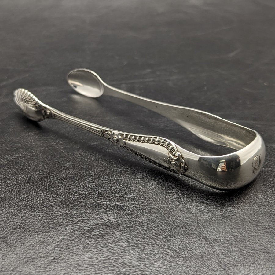 1864 British Antique Sterling Silver Sugar Tong Scotland – SILVER-LUG